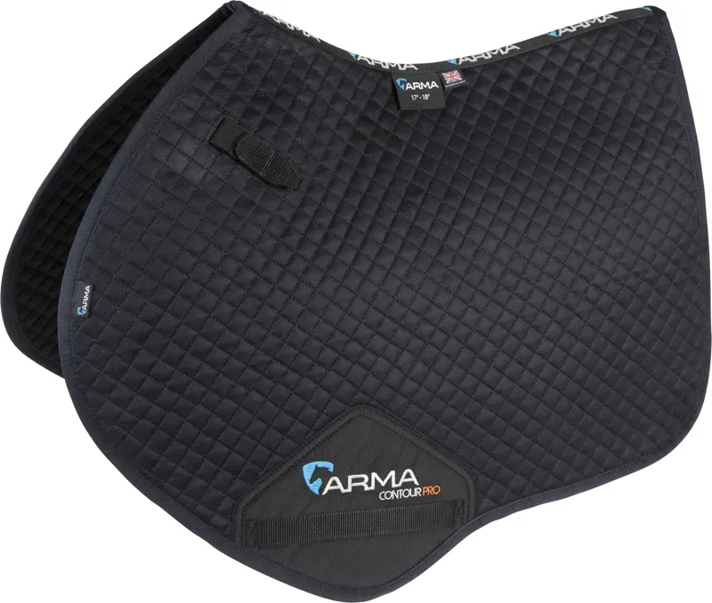 Performance Suede Jumping Saddle in Black