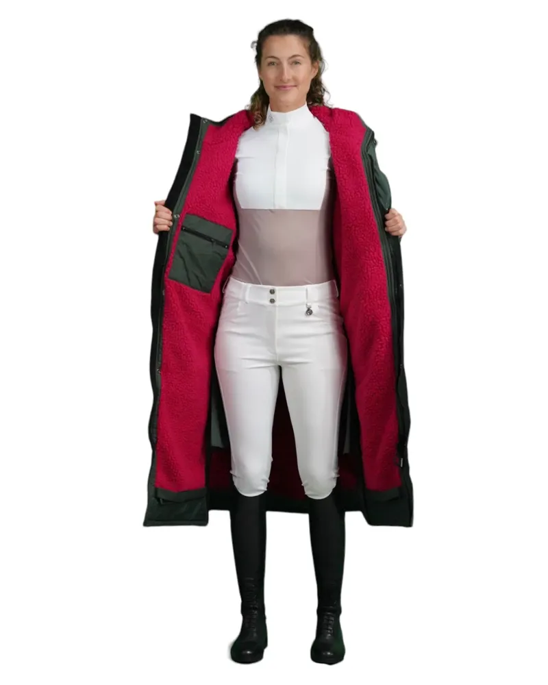 EQUIDRY All Rounder Evolution Adults Jacket - Black Forest Green/