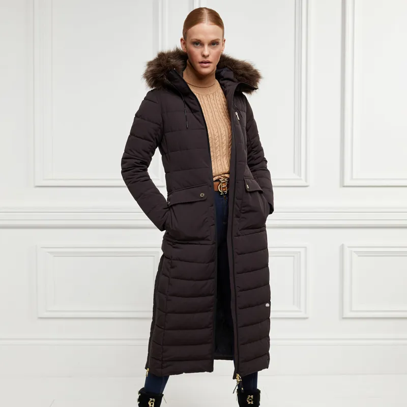 Holland Cooper Finsworth Coat Chocolate