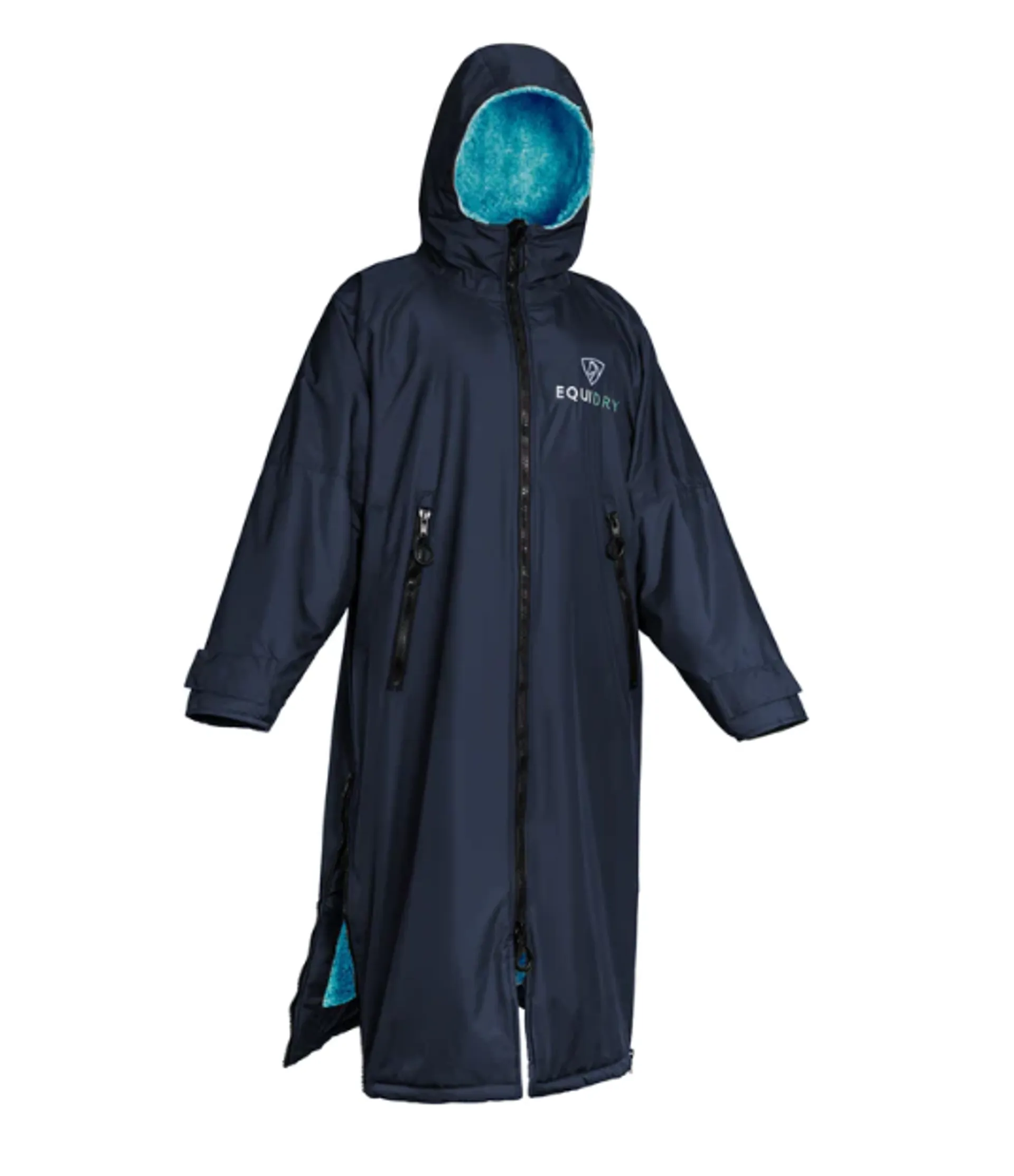 Equidry All Rounder Kids Jacket - Navy / Peacock Blue