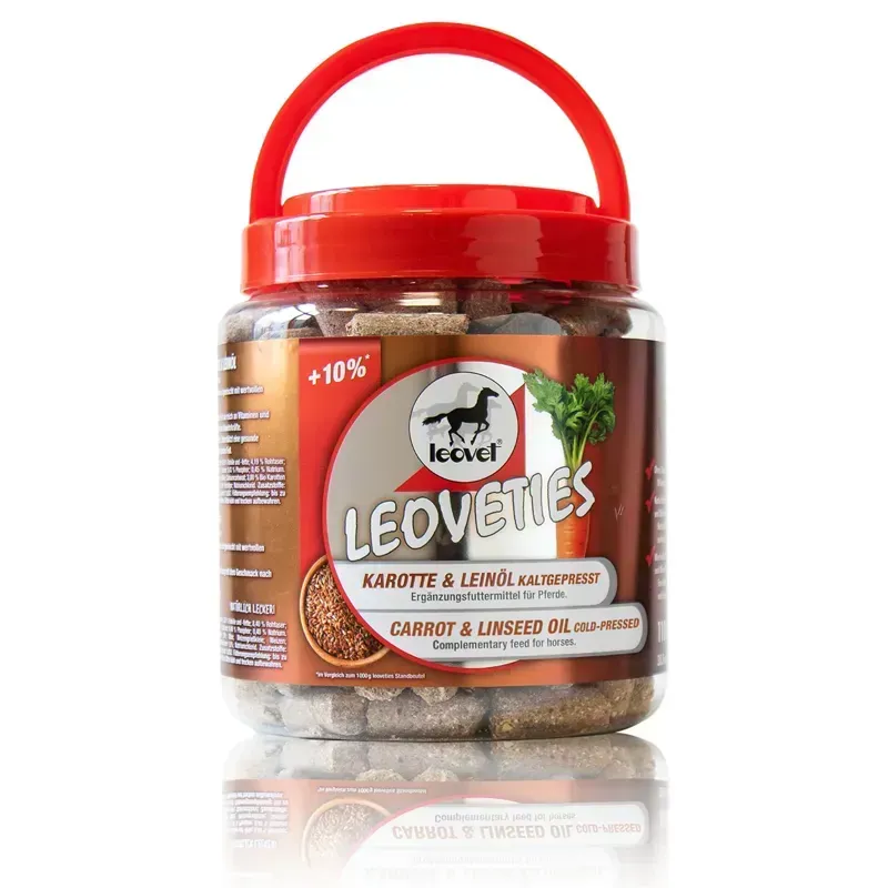 Leovet Leoveties Carrot and Linseed Oil Horse Treats 1100g