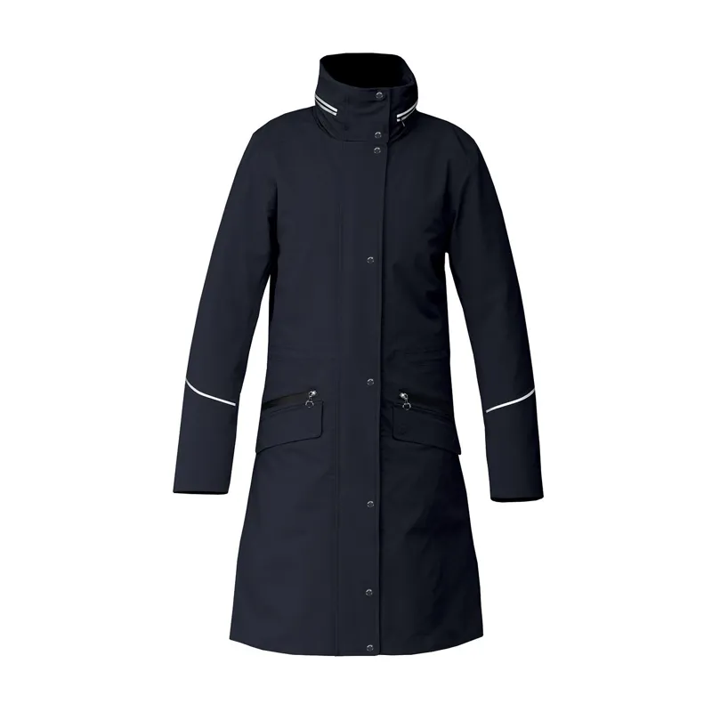 Equetech Utopia Long Waterproof Riding Coat- Midnight Navy